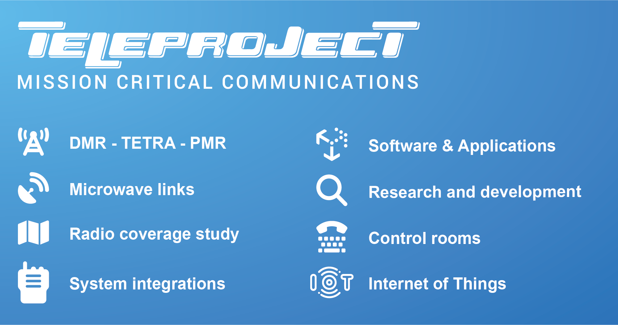 Teleproject | Mission Critical Communications Solutions & Services